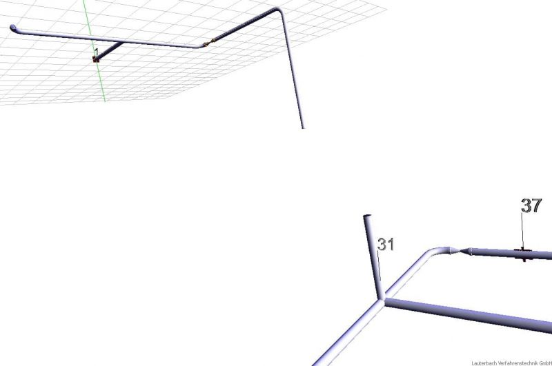 3-D piping systems (LV PIPE II) – Lauterbach Verfahrenstechnik GmbH